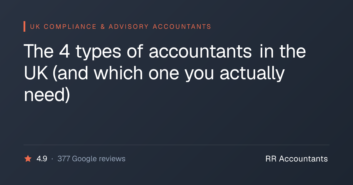 The 4 types of accountants in the UK (and which one you actually need ...